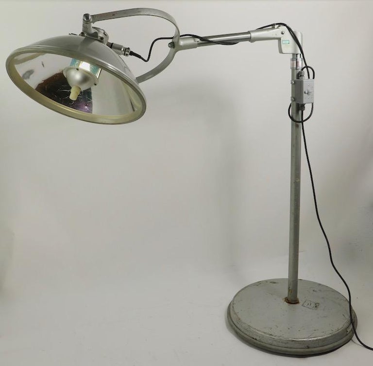 Large Medical Adjustable Floor Lamp by Crouse Hinds American Surgical ...