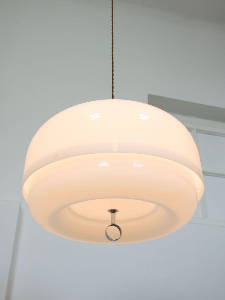 Large Medusa Pendant Lamp by Luigi Massoni for Guzzini For Sale at 1stDibs