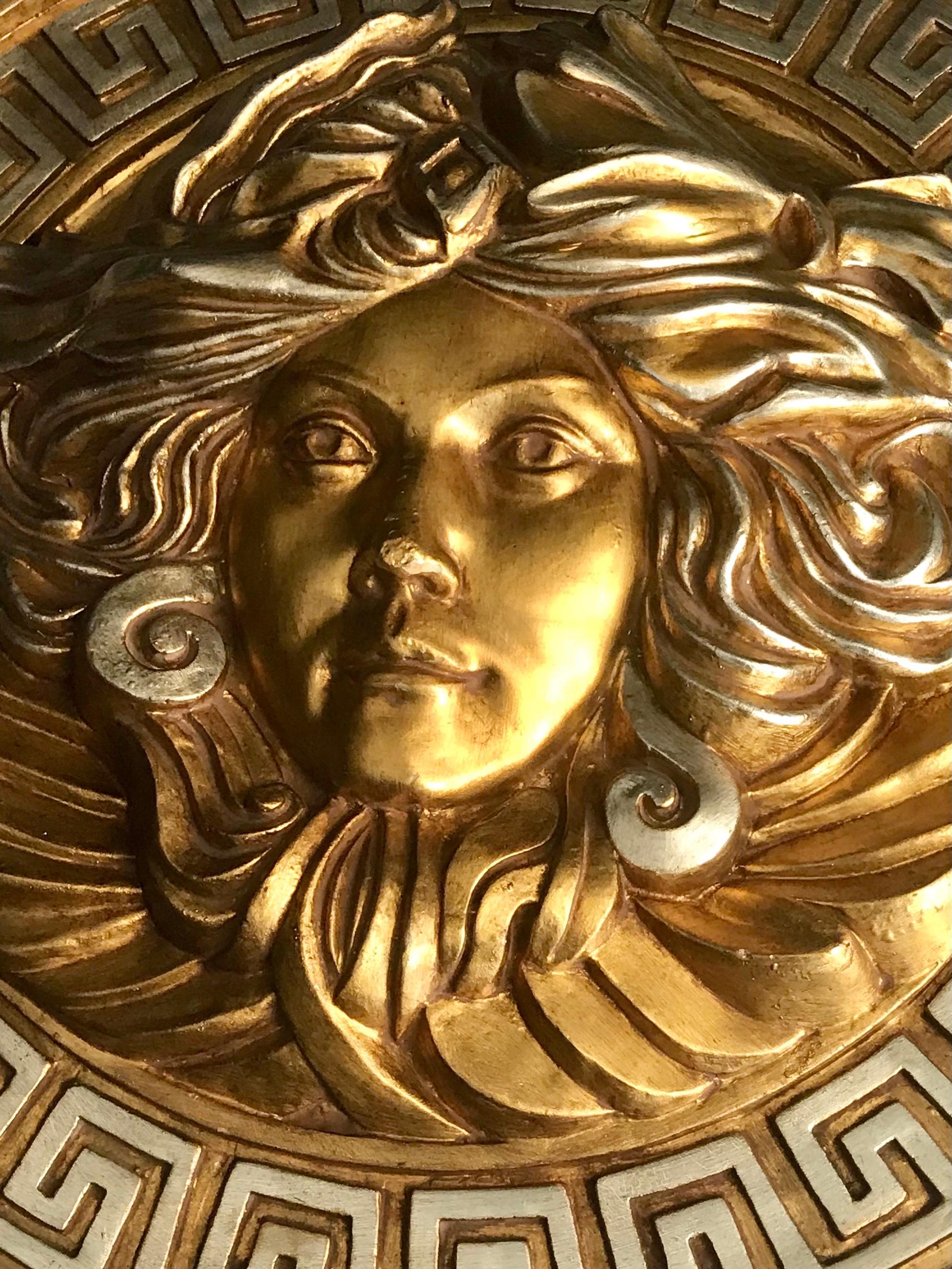 Large Medusa Versace Emblem Wall Sculpture at 1stDibs | versace wall ...