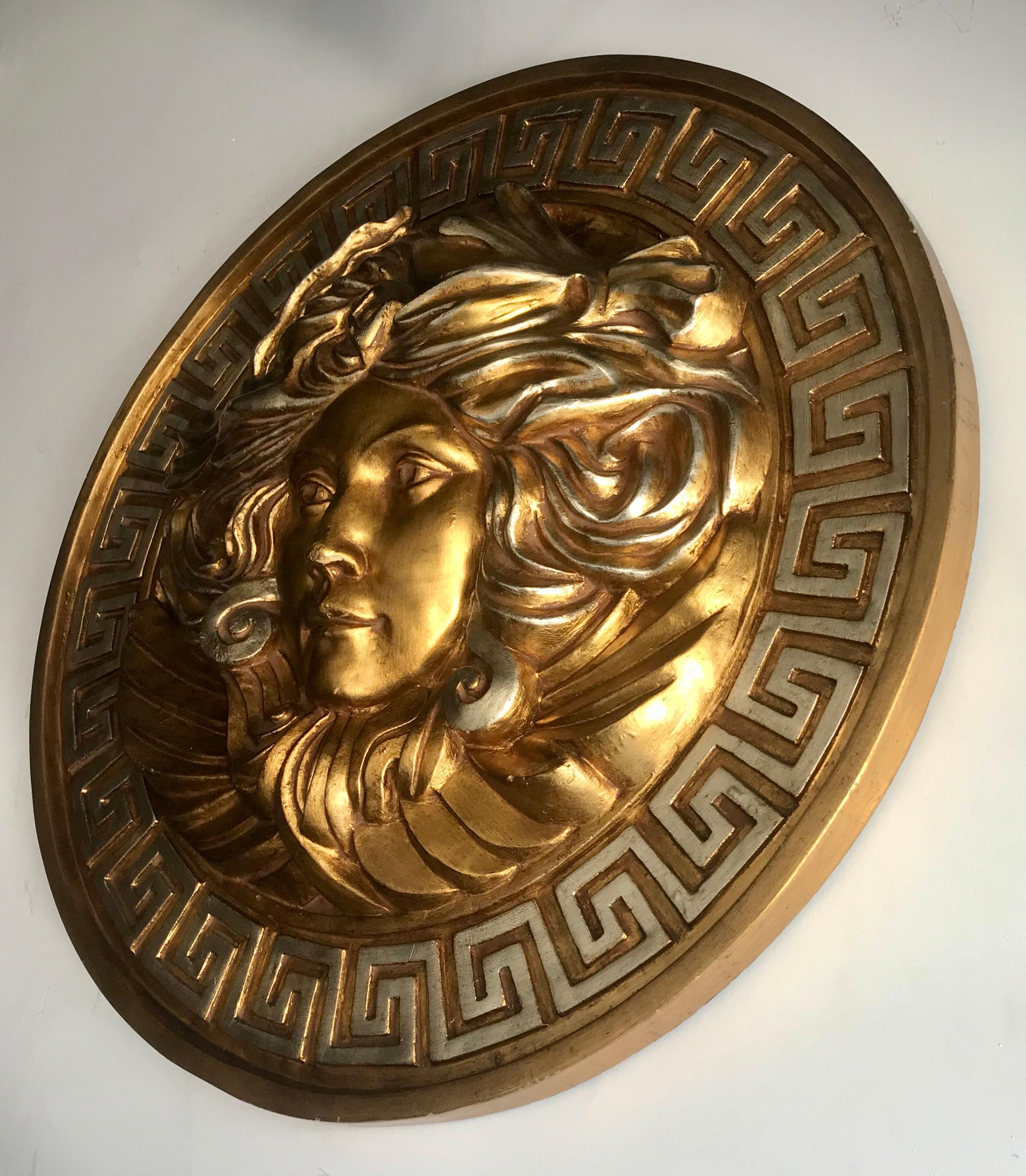 Large Medusa Versace Emblem Wall Sculpture at 1stDibs | versace wall ...