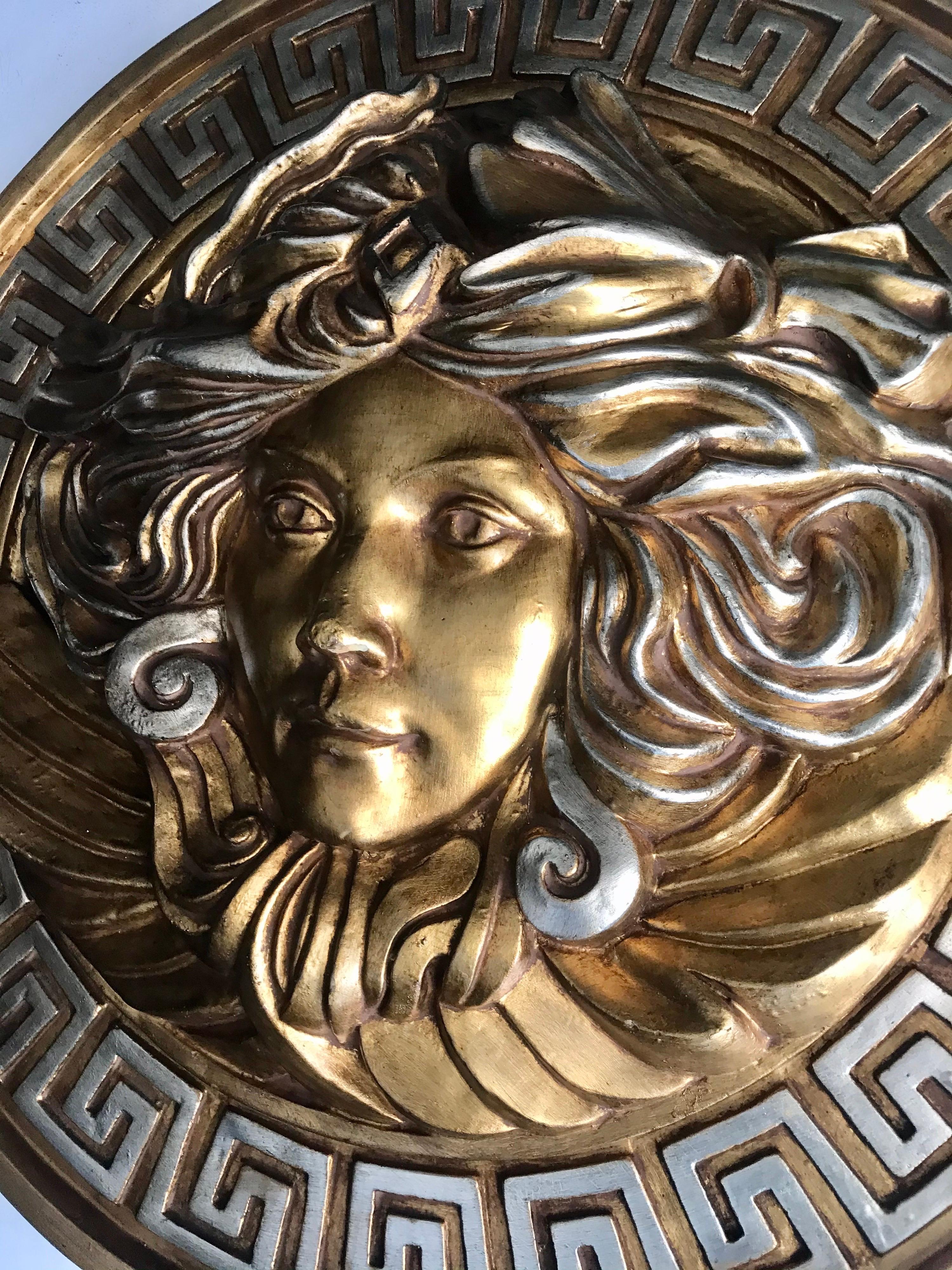 Large Medusa Versace Emblem Wall Sculpture at 1stDibs | versace wall ...