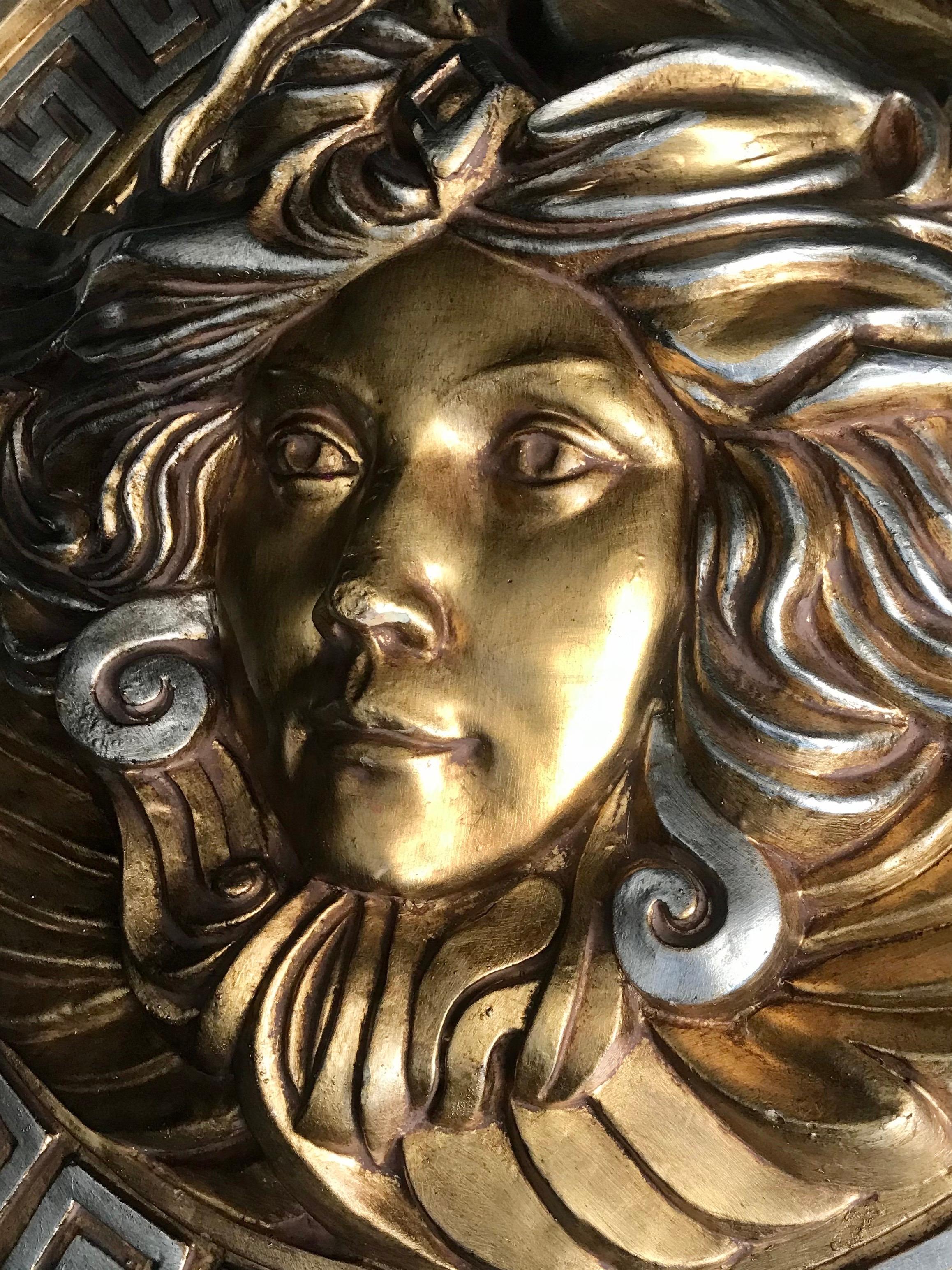 Large Medusa Versace Emblem Wall Sculpture at 1stDibs | versace wall ...