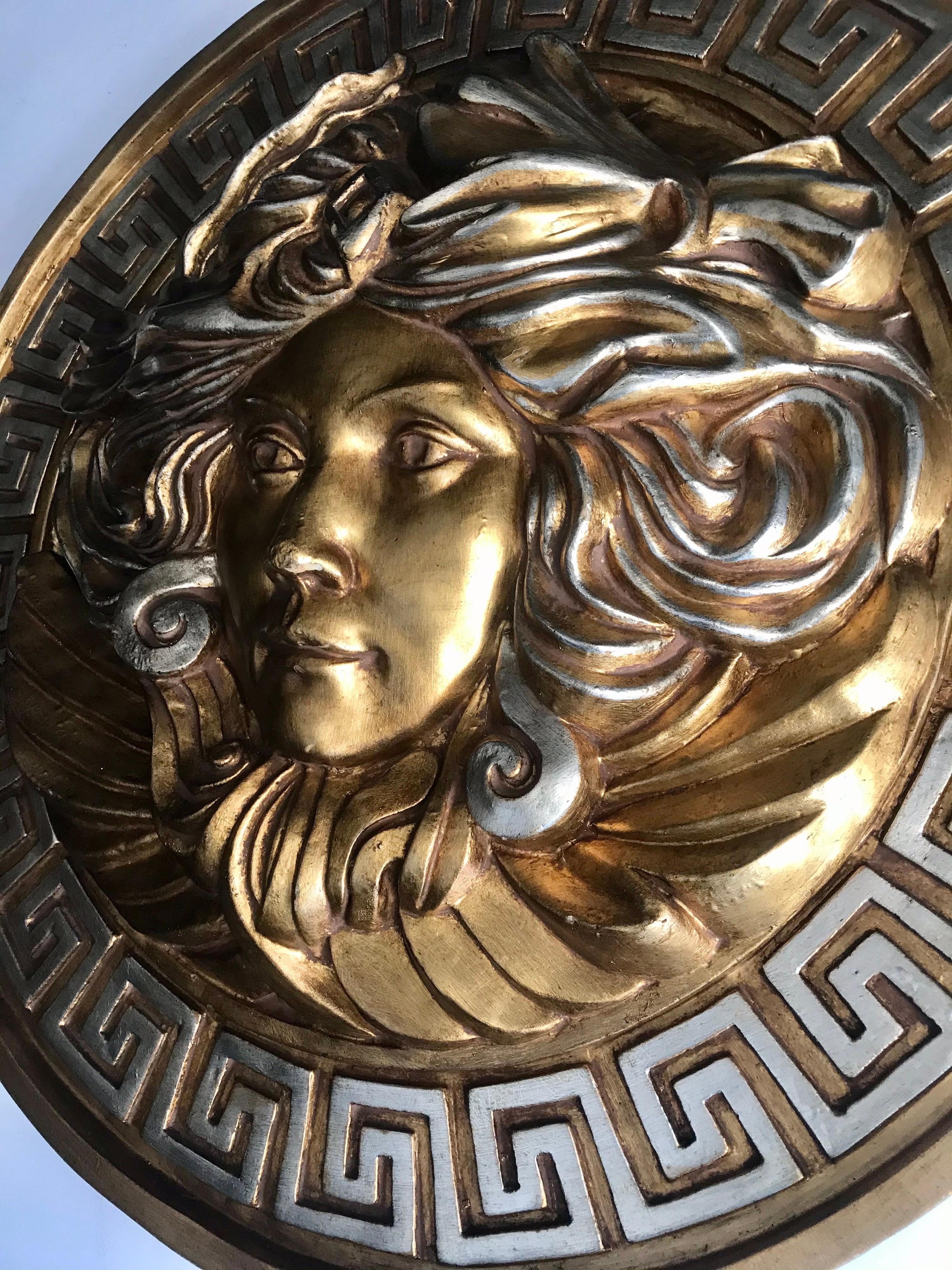 Large Medusa Versace Emblem Wall Sculpture at 1stDibs | versace wall ...