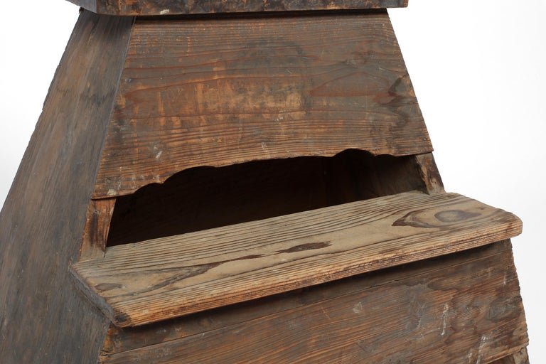 Large Meiji Era Japanese Street Vendor Stool For Sale at 1stDibs