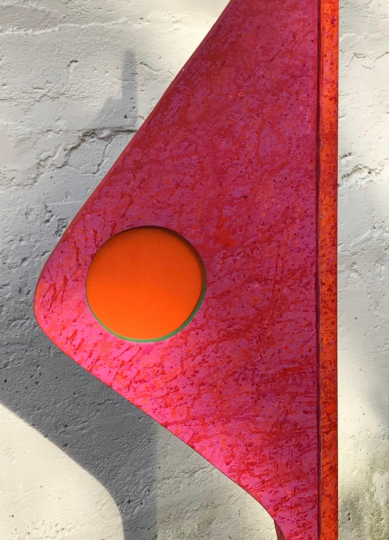 Large Memphis Style Abstract Pop Art Sculpture, Room Divider, Italian ...