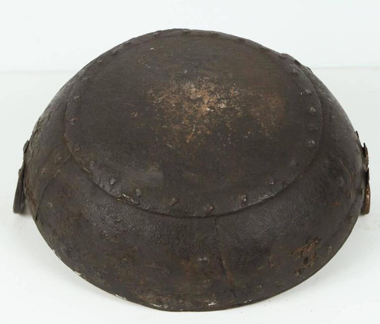 Large Metal Iron Urli Pot from Southern India at 1stDibs