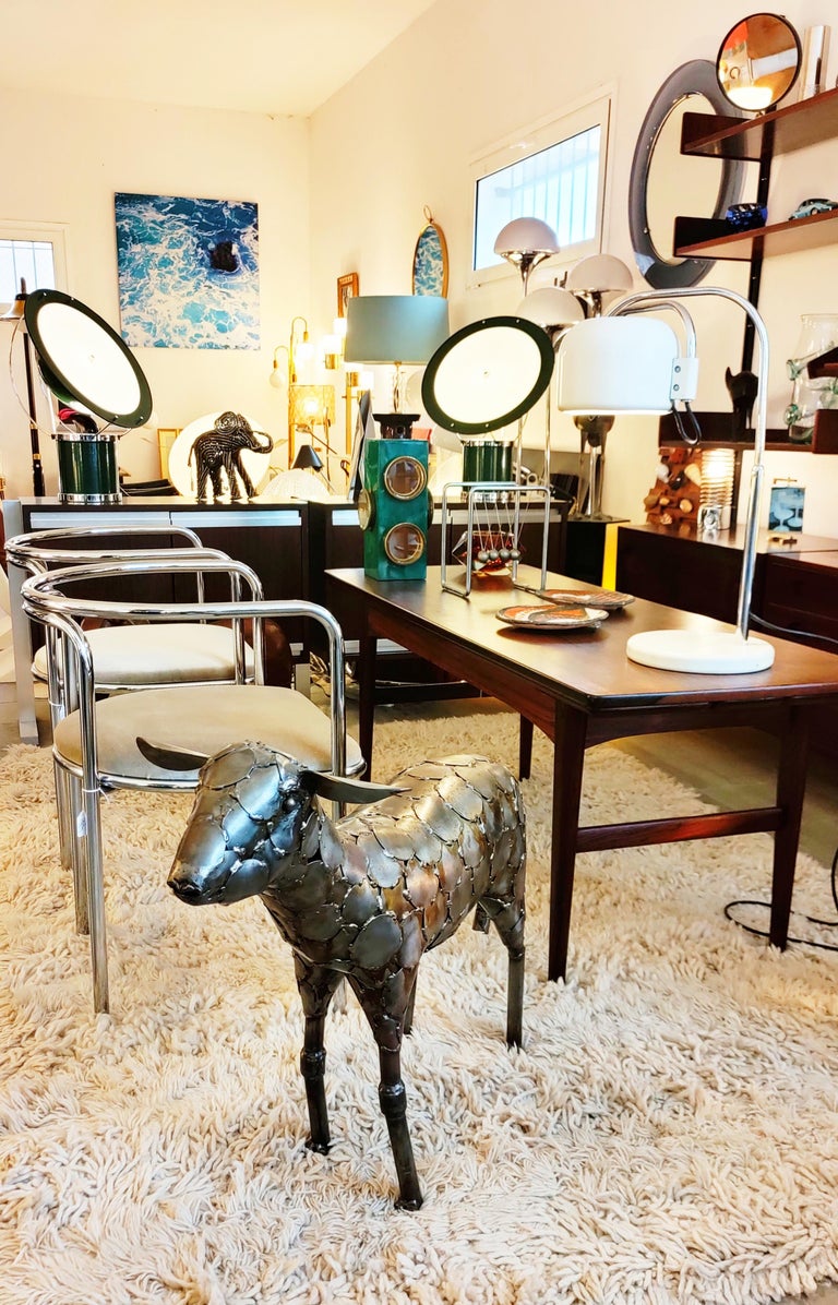 Large Metal Sheep Sculpture, Spain, 1970s For Sale at 1stDibs