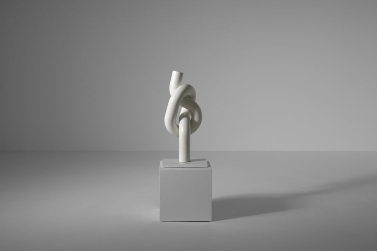 Large Metal Tubular ‘Knot’ Sculpture, Netherlands 1960s at 1stDibs