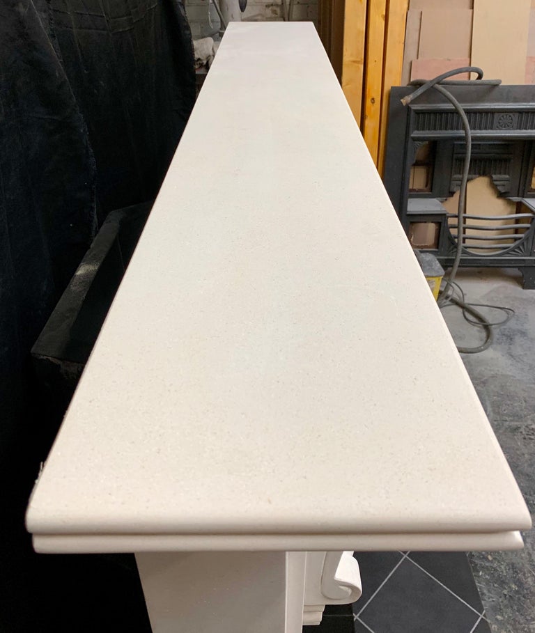 Large Mid-19th Century Style Limestone Corbel Fireplace Surround For ...