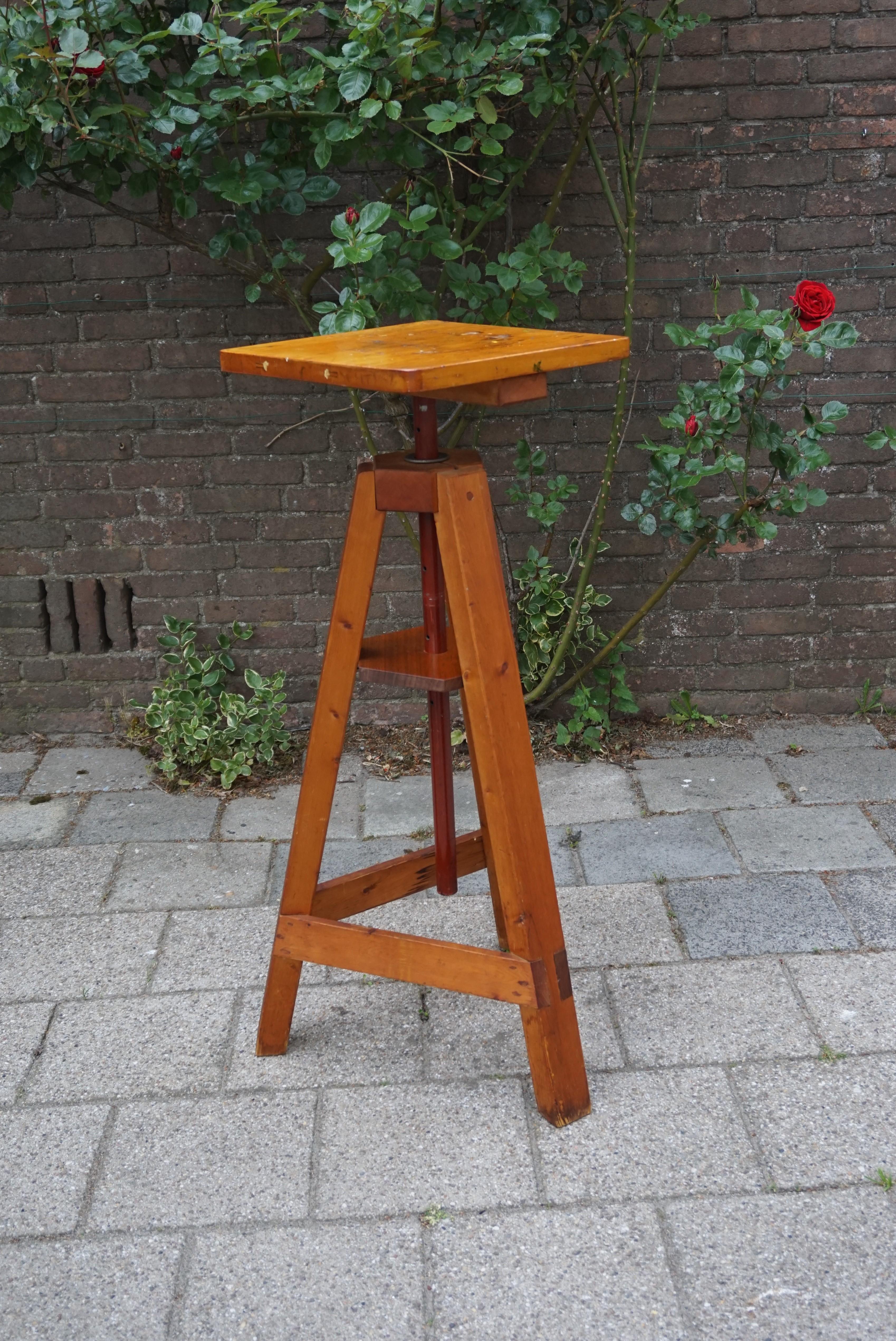 Large Mid Century Art Deco Style, Sculptors Studio Work Easel ...