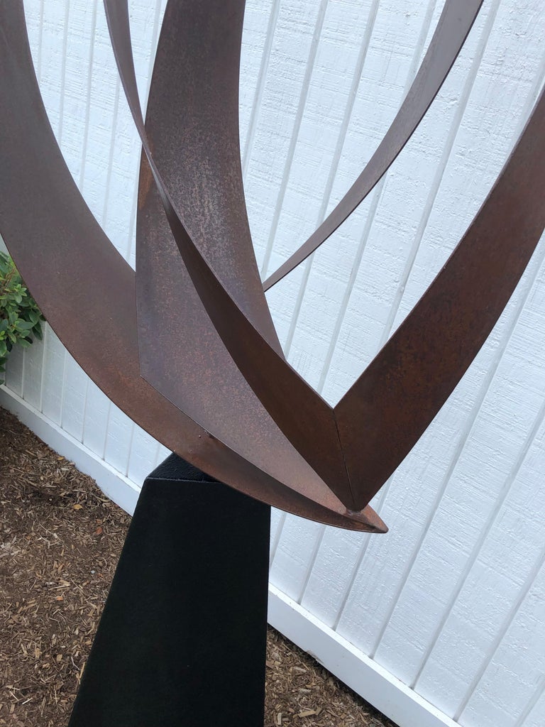 Large Mid-Century Modern Abstract Garden Sculpture at 1stDibs