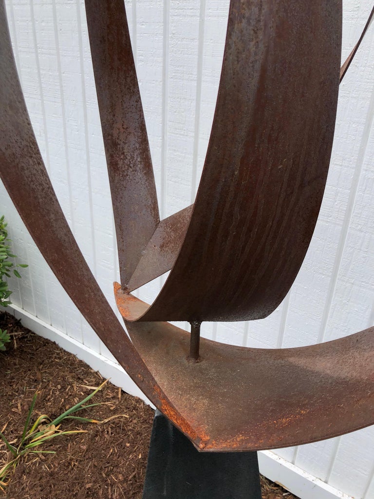 Large Mid-Century Modern Abstract Garden Sculpture For Sale at 1stdibs