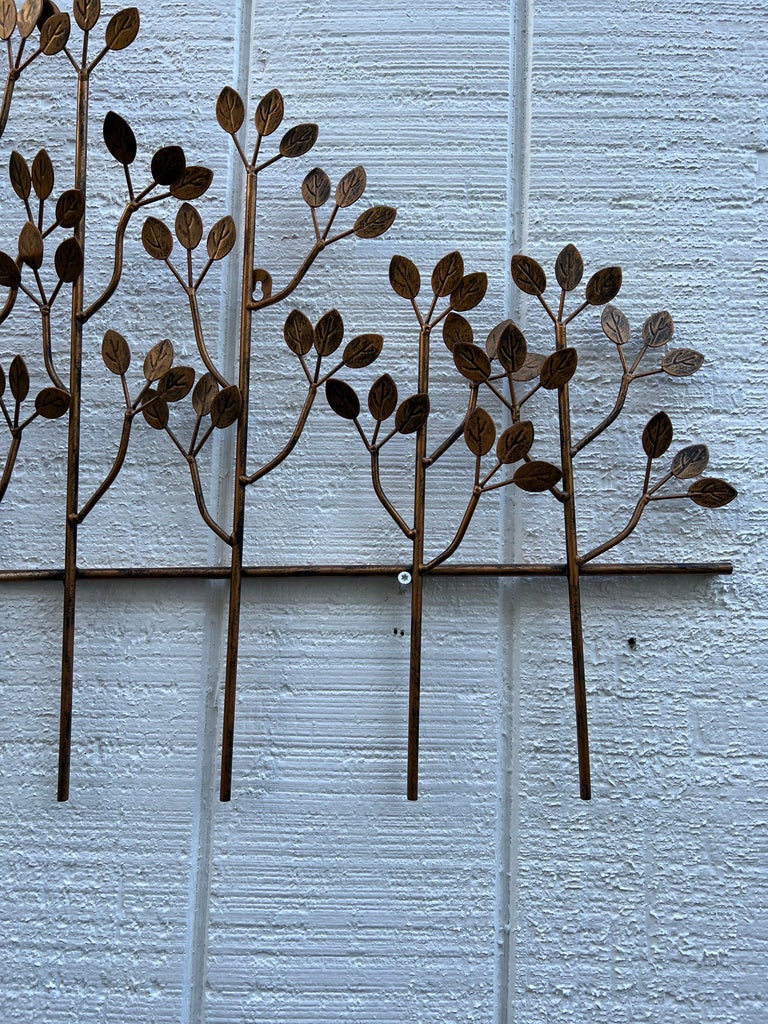Large Mid Century Modern Tree Wall Sculpture For Sale at 1stDibs