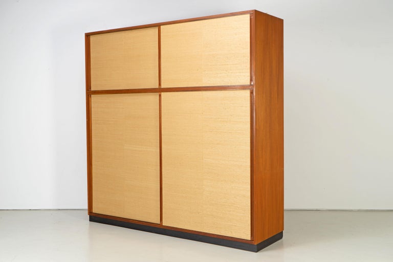 Large Mid-Century Modern Wardrobe by Dieter Waeckerlin, Behr 1958, Teak ...