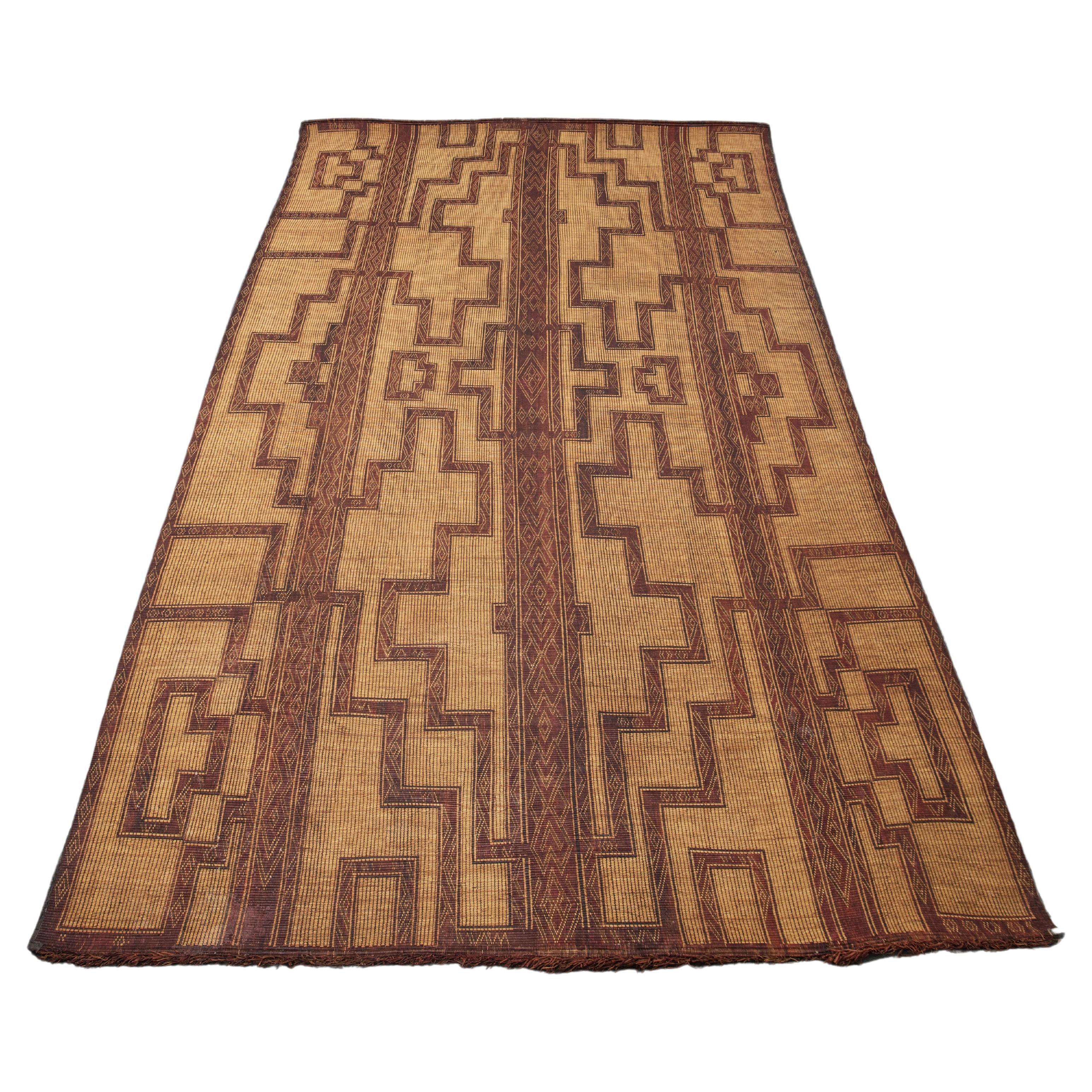 Mid-20th Century Moroccan Tuareg Mat For Sale at 1stDibs
