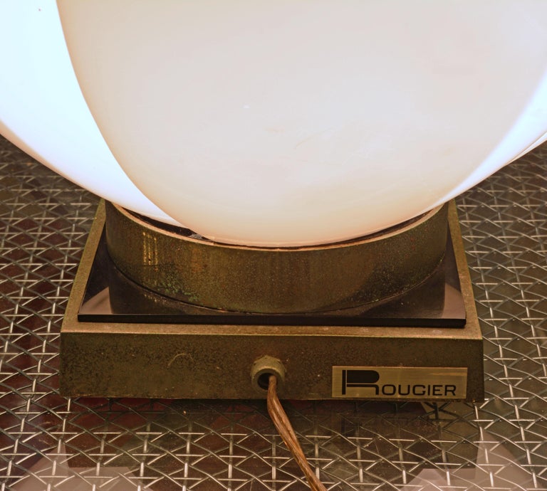 Large Midcentury Sculptural Blossoming White Tulip Lamp by Roger ...