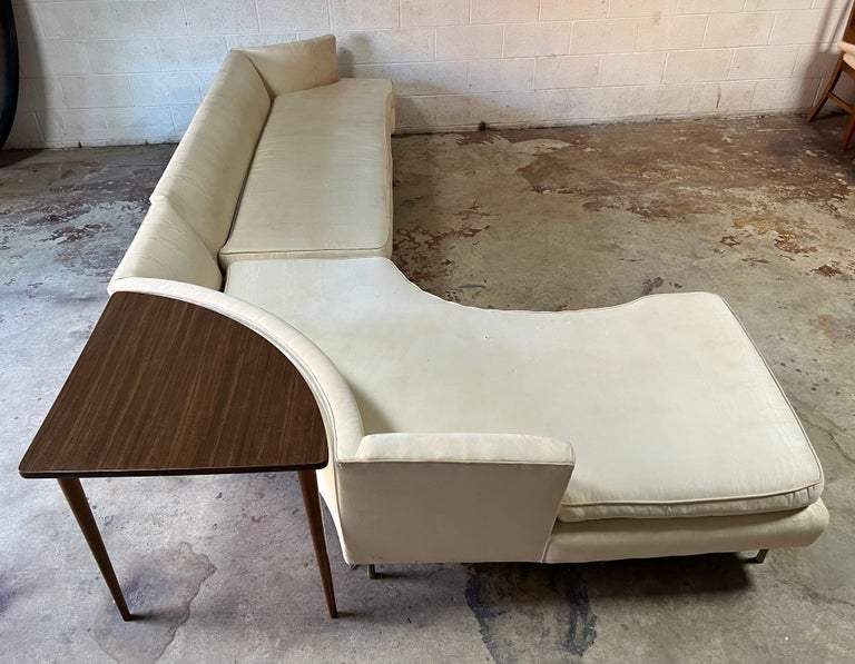Large Mid-Century Sectional Sofa in the Style of Harvey Probber For ...