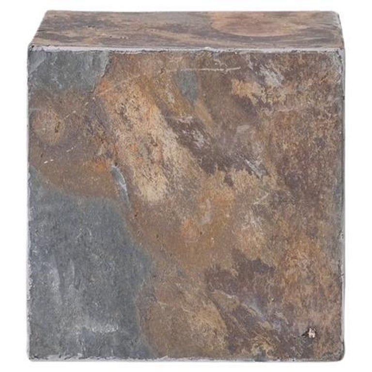 Large Mid-Century Stone Cube Side Table or Display Stand For Sale at ...