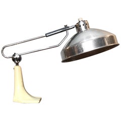 Large Curious Custom Industrial Laboratory Table Lamp at 1stdibs