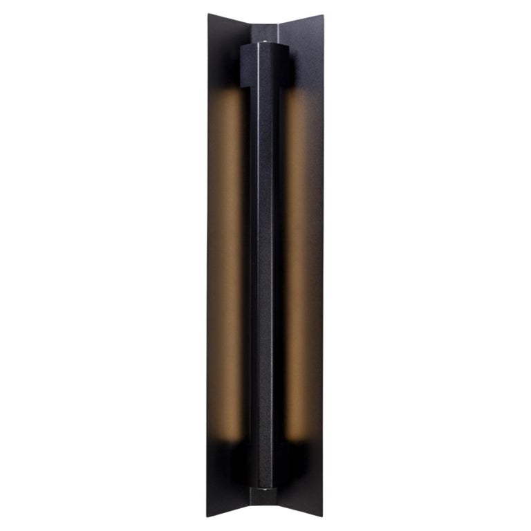 Large Misalliance Ral Jet Black Wall Light by Lexavala For Sale at 1stDibs