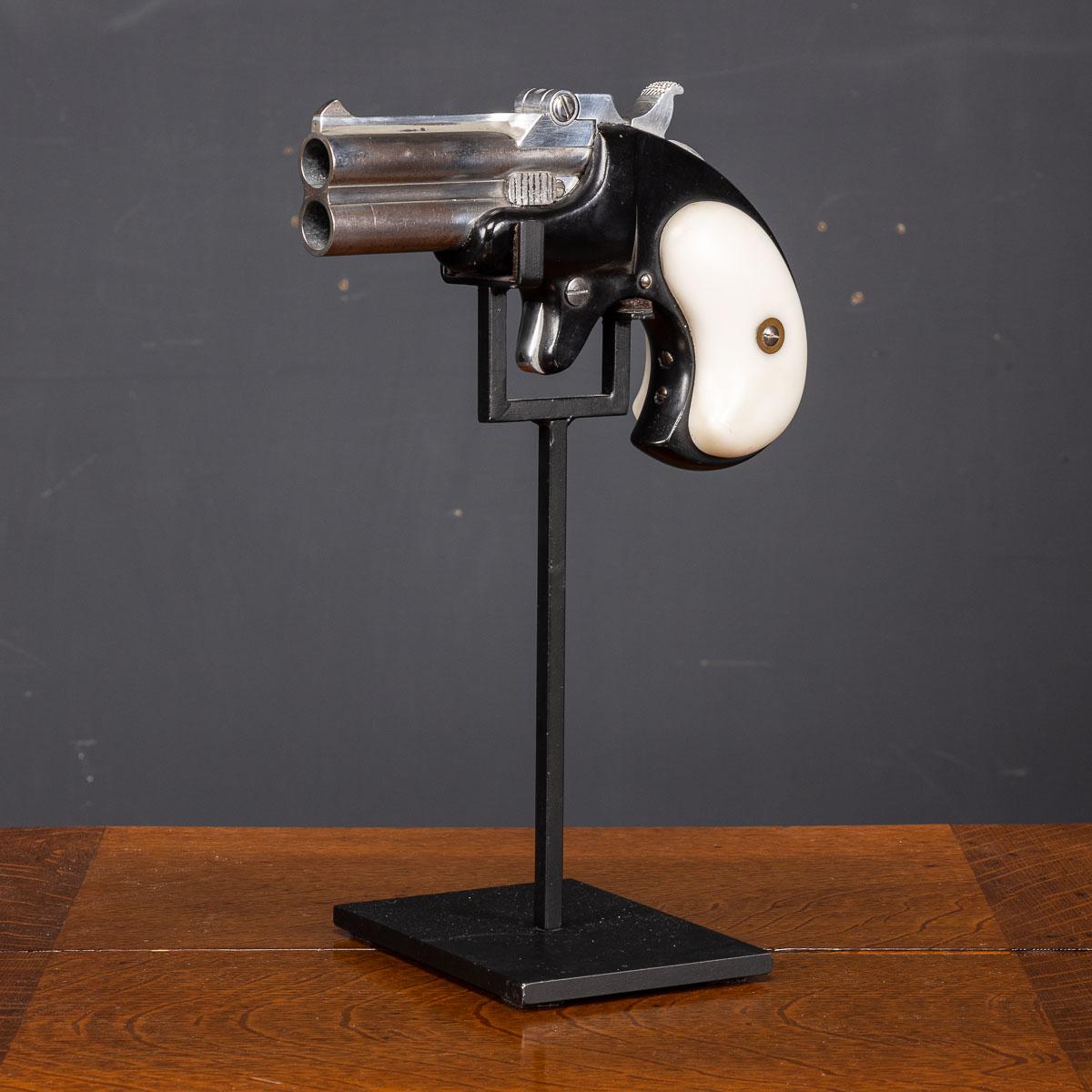 Large Model Of A 95 Double Deringer Handgun at 1stDibs