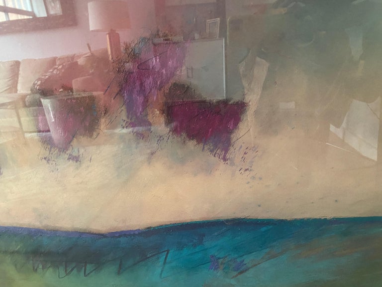 Large Modern Abstract Art Painting Signed Original Mark Dickson For ...