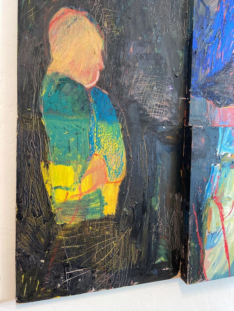 Large Modern Abstract Painting by Francie Bishop Good, 1990s For Sale ...
