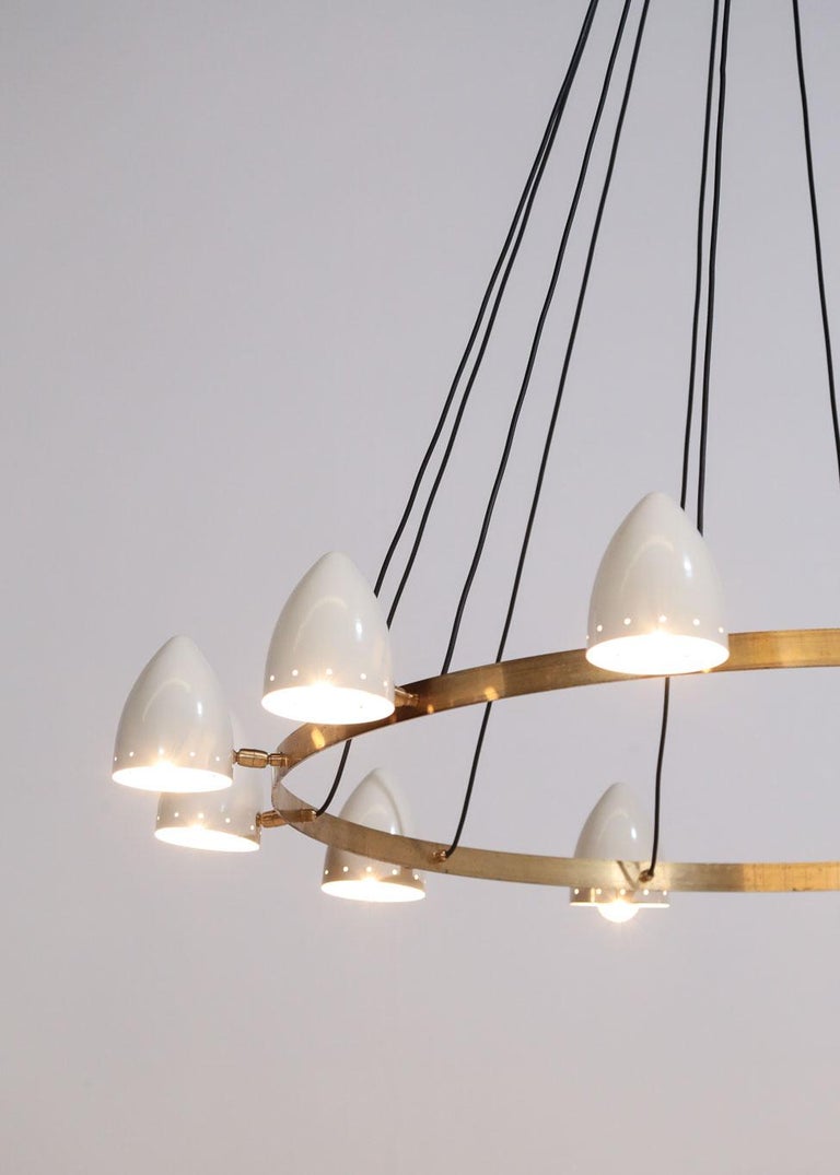 Large Modern Chandelier, Italian Stilnovo Style at 1stDibs | large ...
