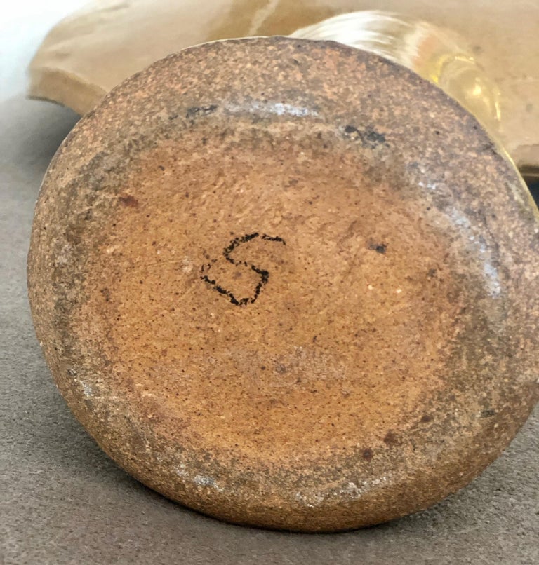 Large Modernist Abstract Studio Pottery Ceramic Sculpture For Sale at ...