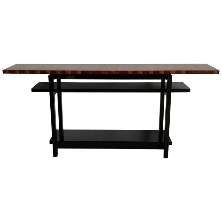 Large Modernist Console Table with Floating Top at 1stDibs | floating ...