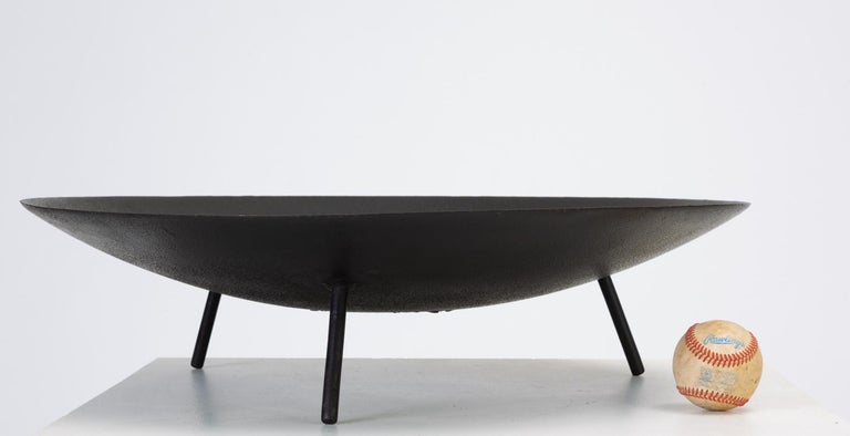 Large Modernist Fire Pit or Brazier with Tripod Base at 1stDibs