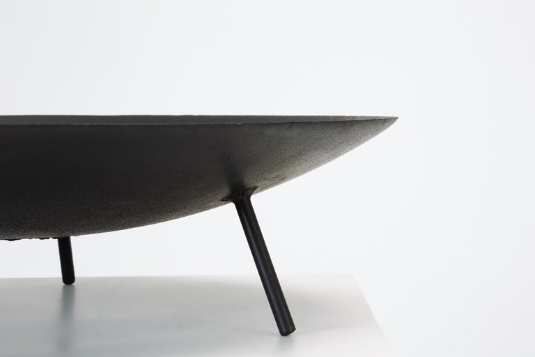 Large Modernist Fire Pit or Brazier with Tripod Base at 1stDibs