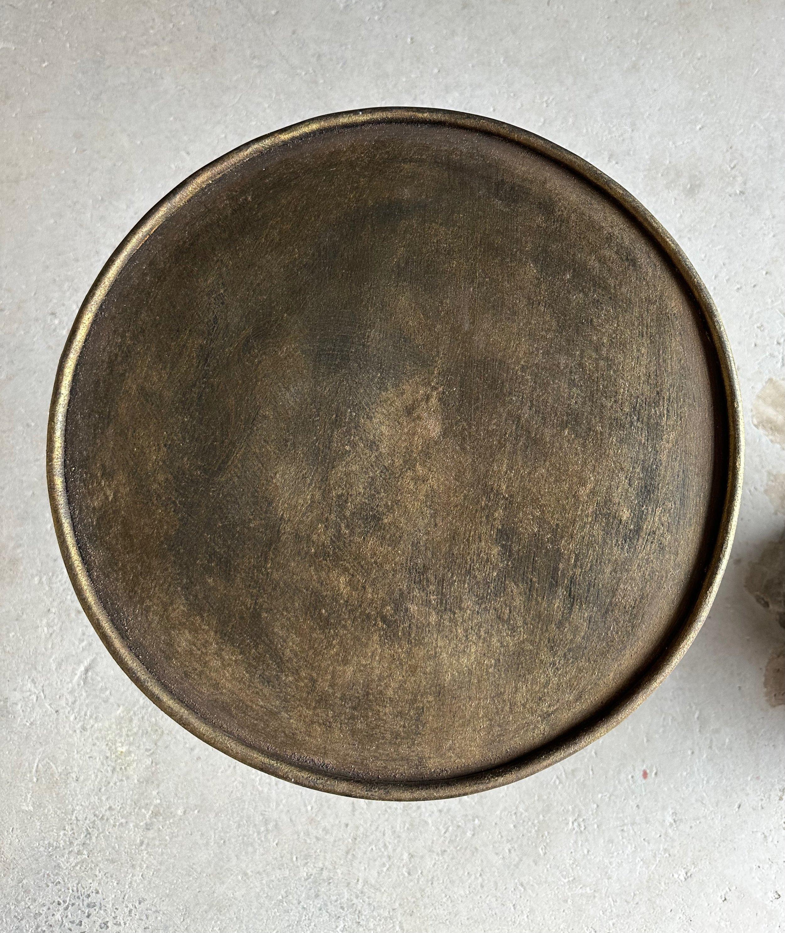 Large Modernist Spanish Iron Drinks Table For Sale at 1stDibs