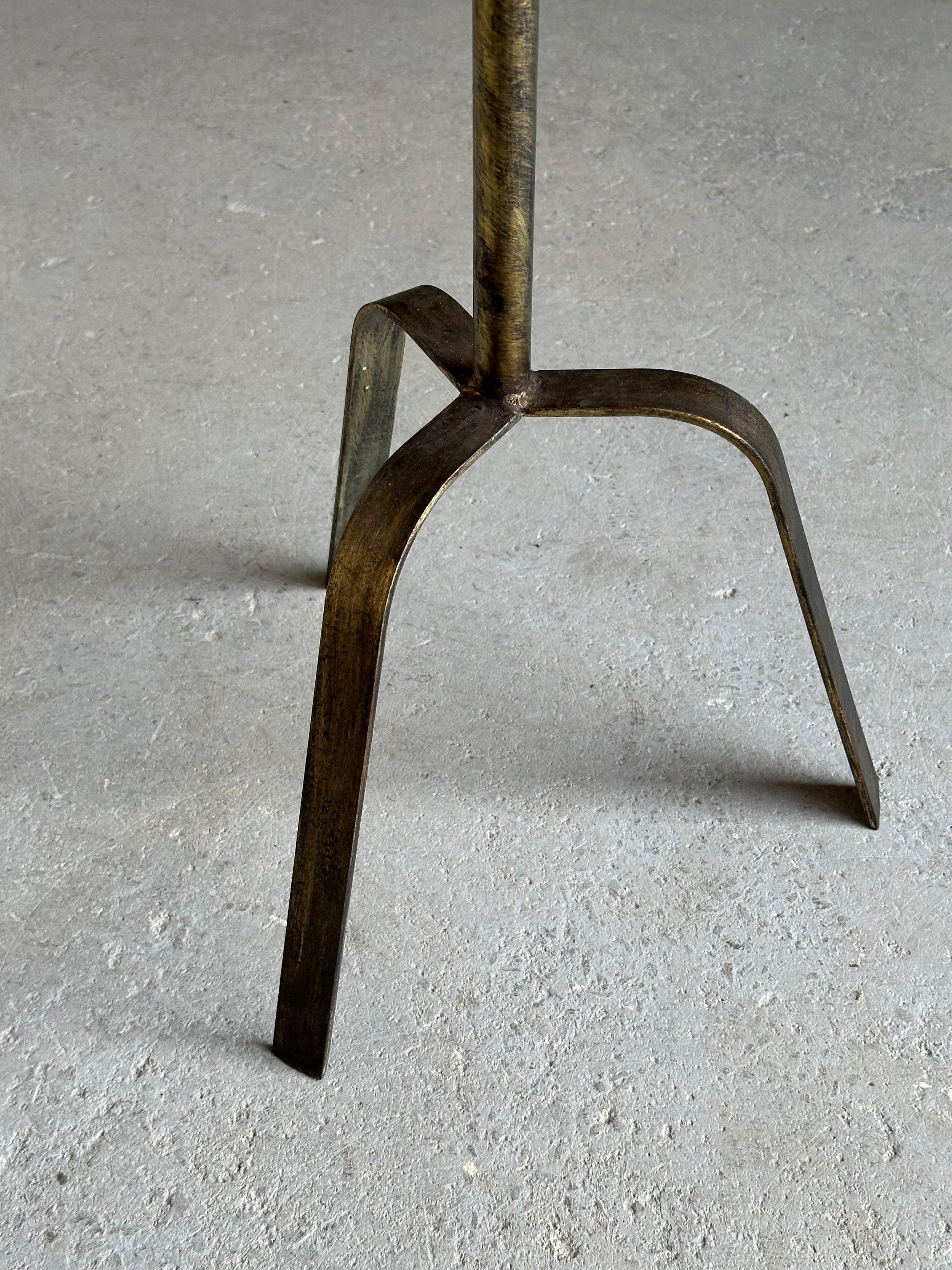 Large Modernist Spanish Iron Drinks Table For Sale at 1stDibs