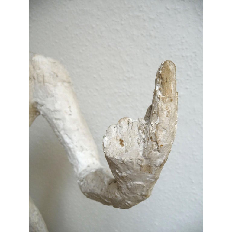 Large Modernist Standing Man Plaster Sculpture, France 1980s For Sale ...