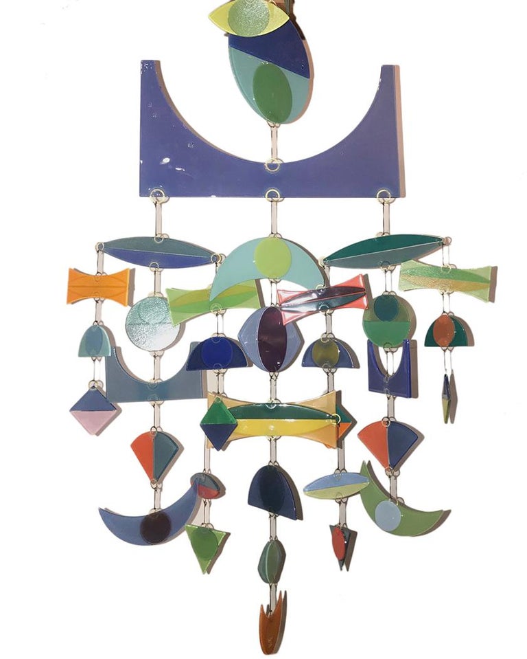 Large Molded Glass Mobile at 1stDibs