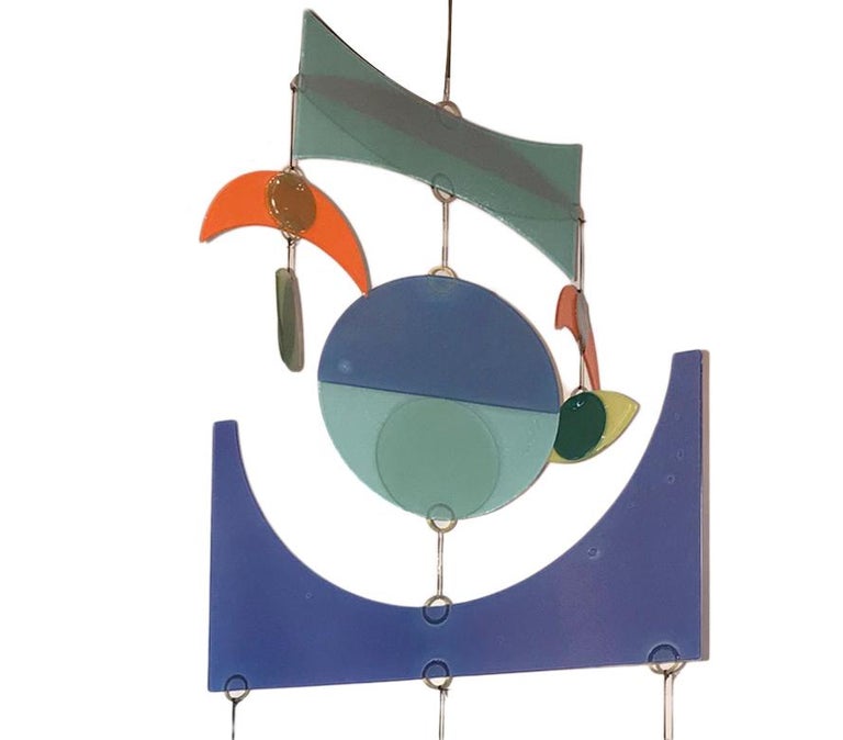 Large Molded Glass Mobile at 1stDibs