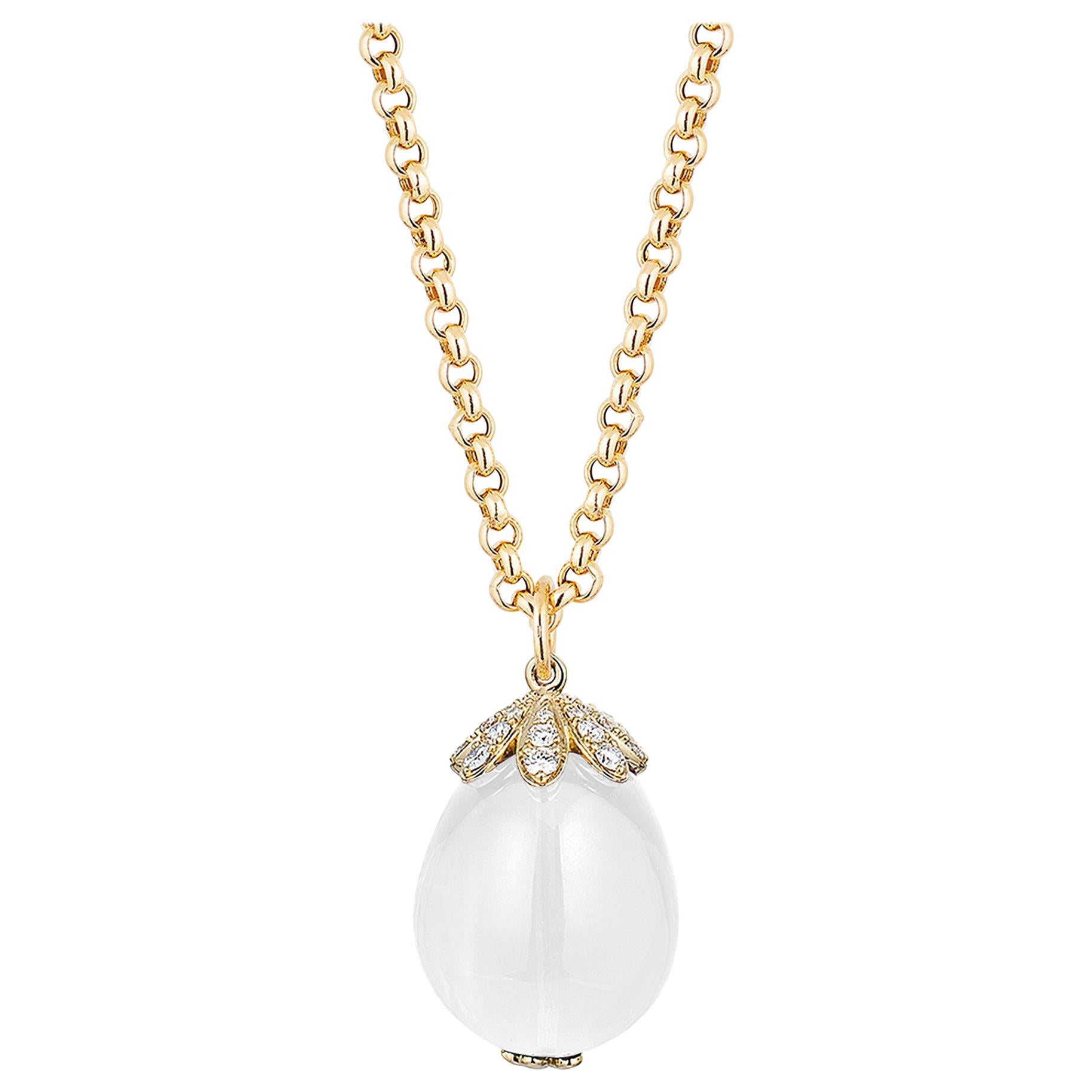 Heavy Diamond Gold Moon Pendant For Sale (Free Shipping) at 1stDibs