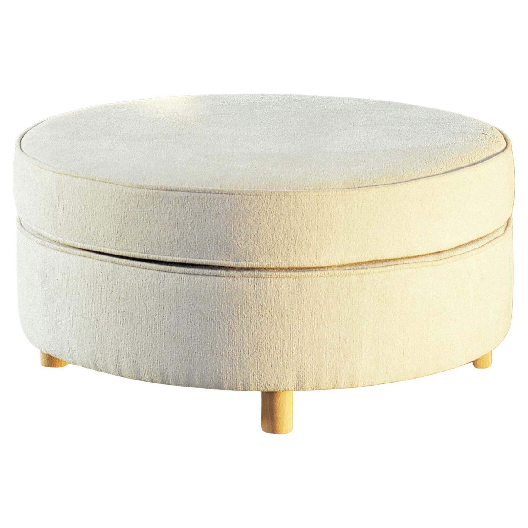 Elegant Large Ottoman with Cerused Finish For Sale at 1stDibs | elegant ...
