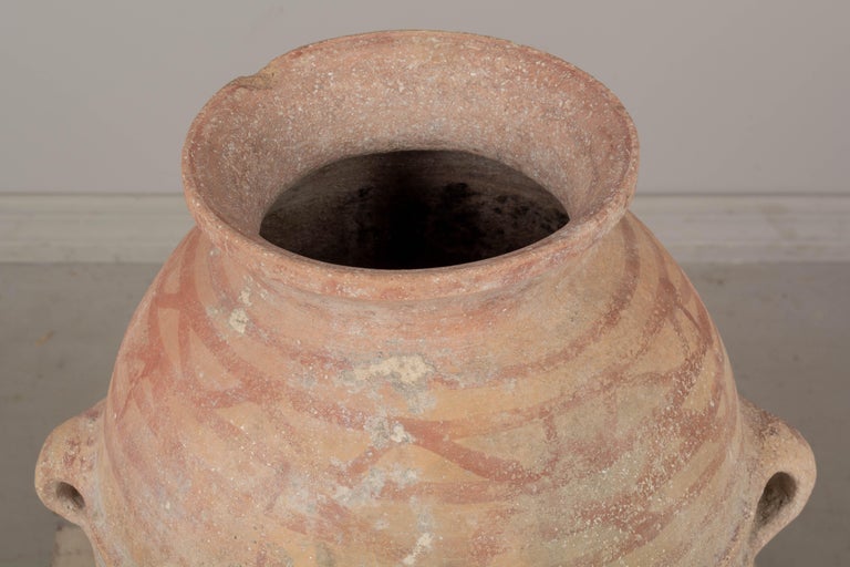 Large Moroccan Terracotta Pottery Water Jar For Sale at 1stDibs