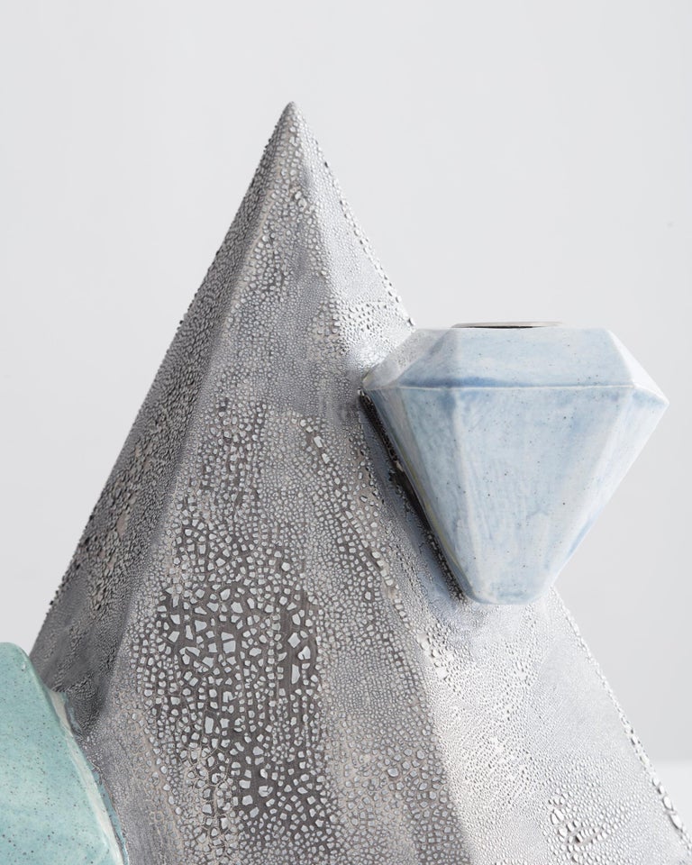 Large Multi-Color Gem Cluster in Glazed Ceramic by Kelly Lamb, 2017 For ...