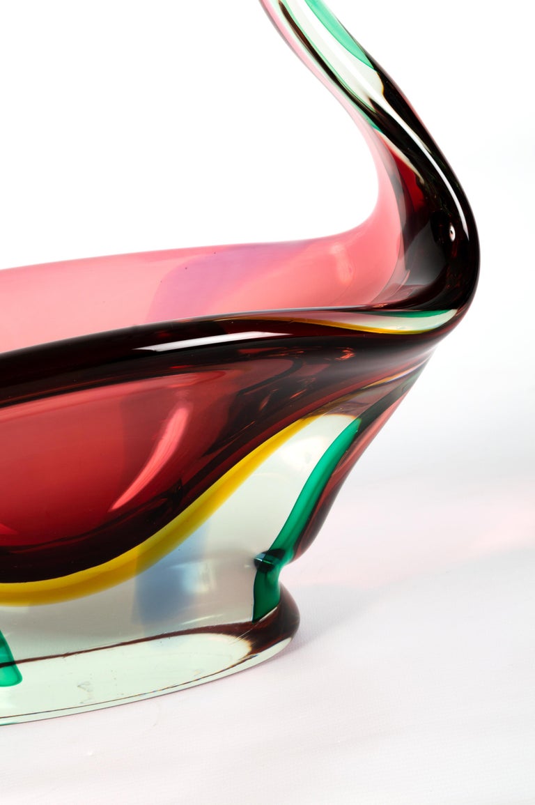 Large Murano Archimede Seguso Art Glass Centre Piece, Italy, C.1960 For ...