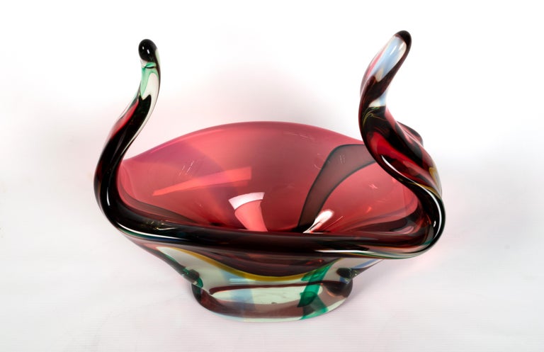 Large Murano Archimede Seguso Art Glass Centre Piece, Italy, C.1960 For ...