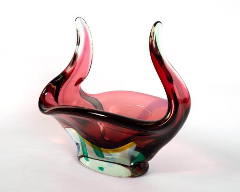 Large Murano Archimede Seguso Art Glass Centre Piece, Italy, C.1960 For ...
