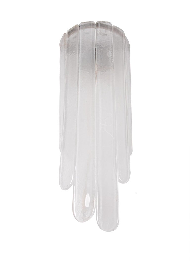 Large Murano Glass Cascade Wall Sconce by Carlo Nason / Mazzega, 1960s ...