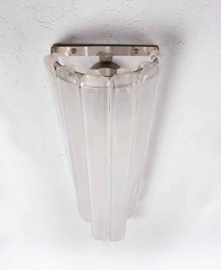 Large Murano Glass Cascade Wall Sconce by Carlo Nason / Mazzega, 1960s ...