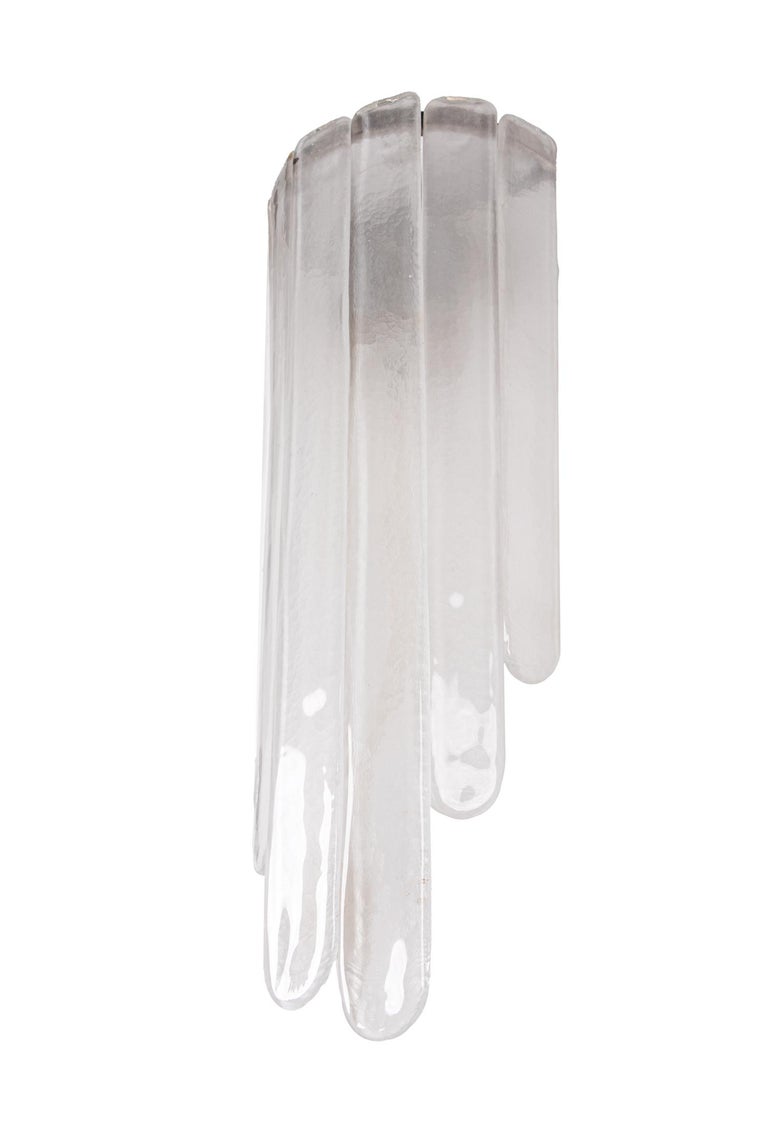 Large Murano Glass Cascade Wall Sconce by Carlo Nason / Mazzega, 1960s ...