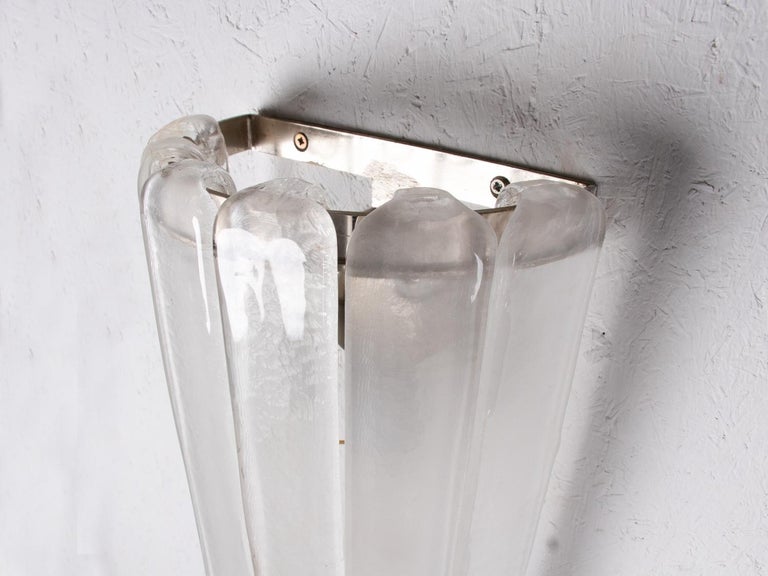 Large Murano Glass Cascade Wall Sconce by Carlo Nason / Mazzega, 1960s ...
