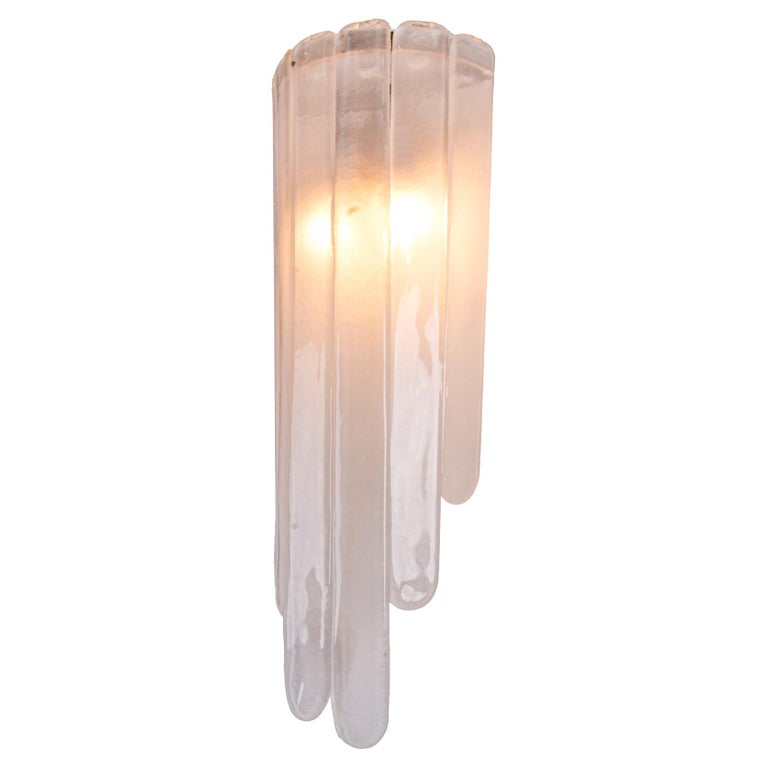 Large Murano Glass Cascade Wall Sconce by Carlo Nason / Mazzega, 1960s ...