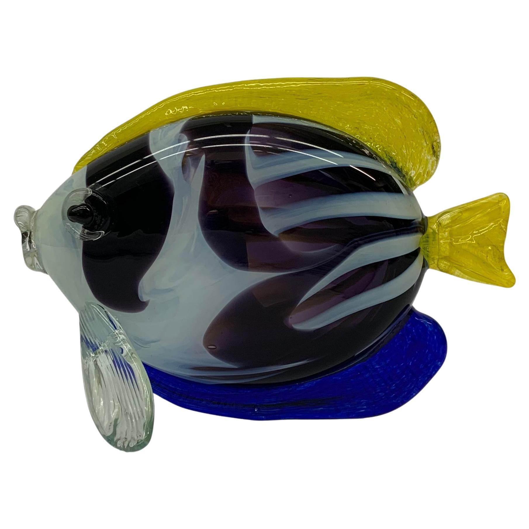 Large murano glass fish vintage 1980’s For Sale at 1stDibs